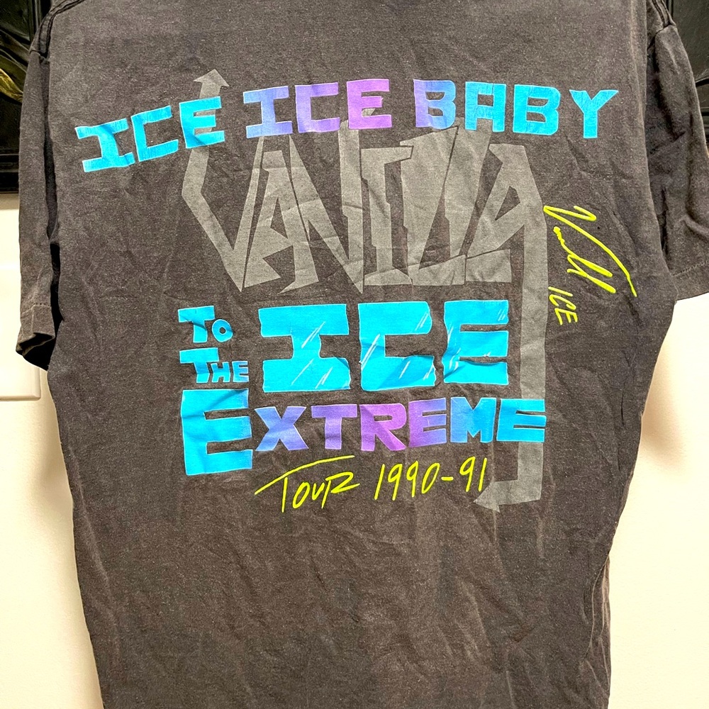 Original 1991 Vintage Vanilla Ice Concert Shirt. - Gem